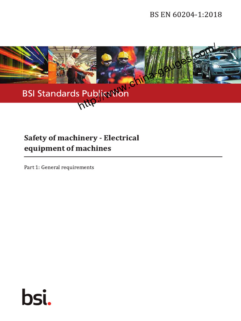 BS EN 60204-1:2018 Overview | PDF | Electrical Wiring | Electromagnetism