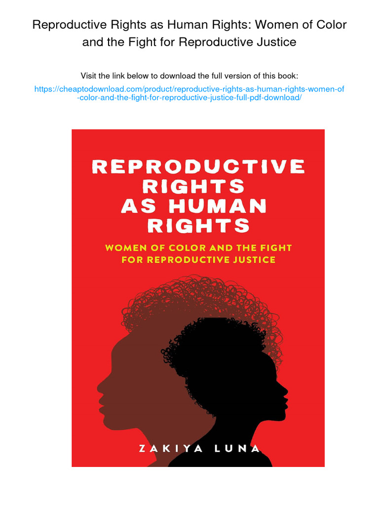 Reproductive Rights As Human Rights: Women of Color and The Fight For ...