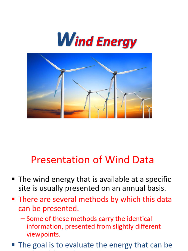 Wind Data Presentation Techniques | PDF | Wound | Wind Speed