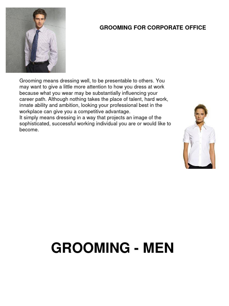 5 Corporate GROOMING in Perfect Manner | PDF | Shoe | Necktie