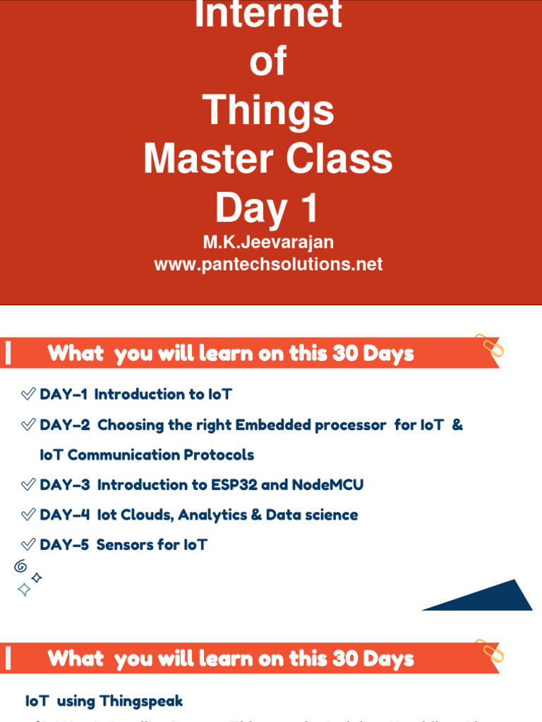 Day1-Iot Master Class V 1 | PDF | Internet Of Things | Microsoft Azure