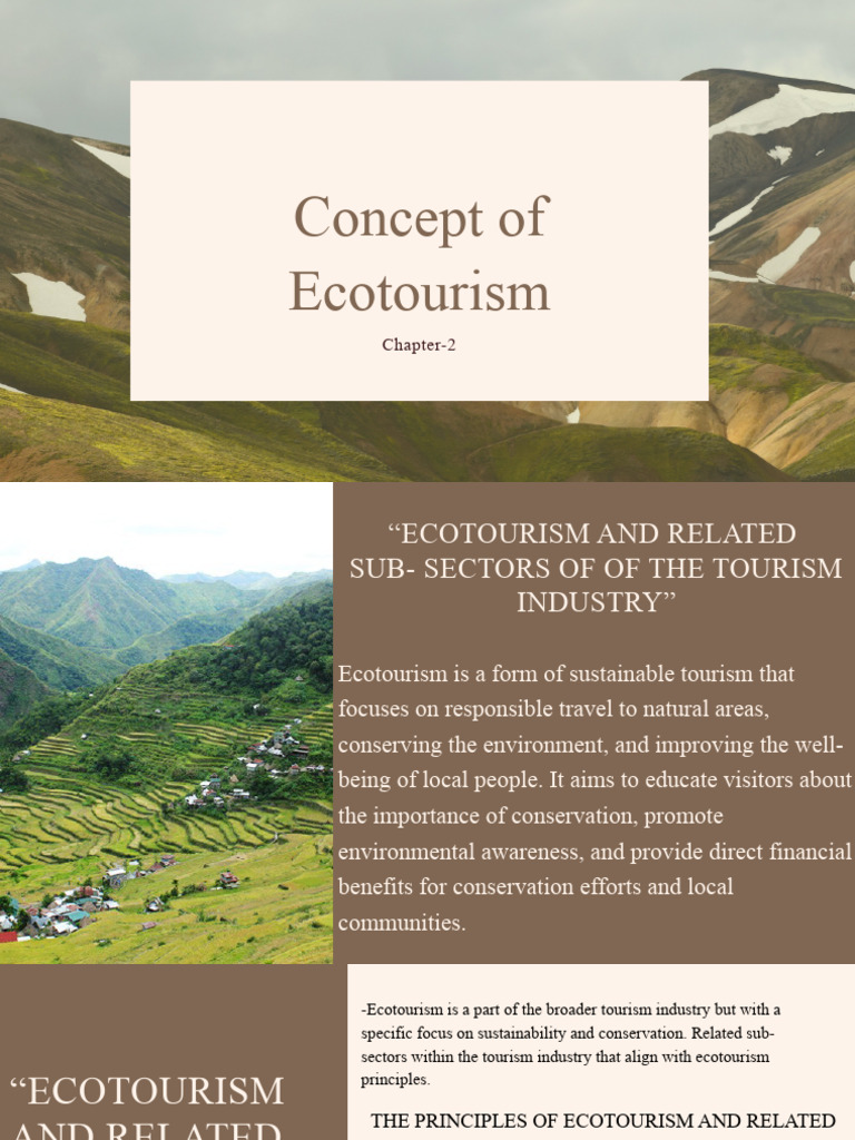 Chapter 2 Ecotourism | PDF | Tourism | Environment