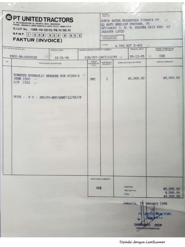 Invoice PC 200 | PDF