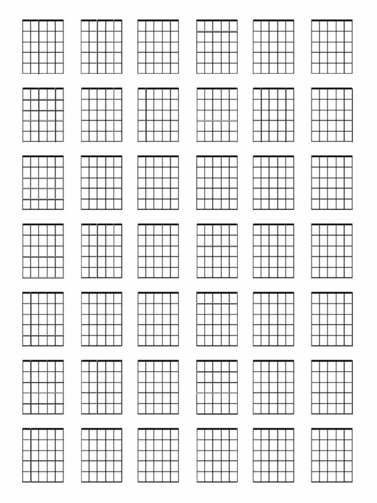 Guitar Chord Worksheet | PDF
