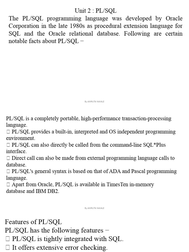 CHPT 2plsql | PDF | Pl/Sql | Data Type