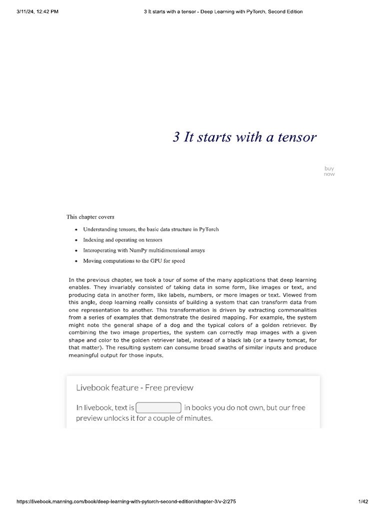 Tensor | PDF