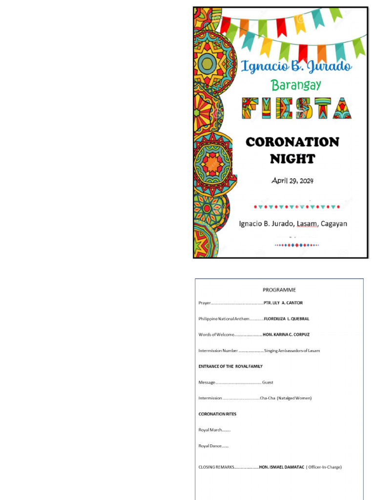 Program Fiesta | PDF