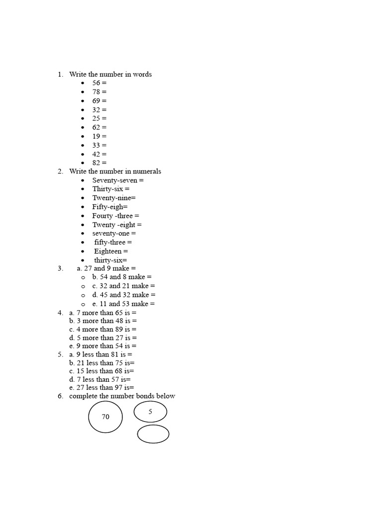 Number Writing and Basic Math Exercises | PDF | Teaching Methods & Materials | Art