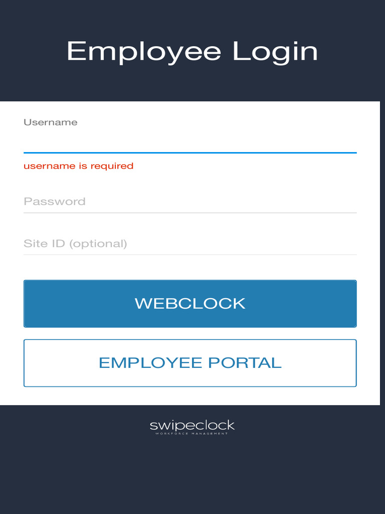 WM Clock Workforce Management Clock | PDF | Computers