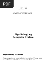 Mga Parte NG Computer (Epp) | PDF