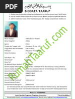 Format Biodata Taaruf | PDF