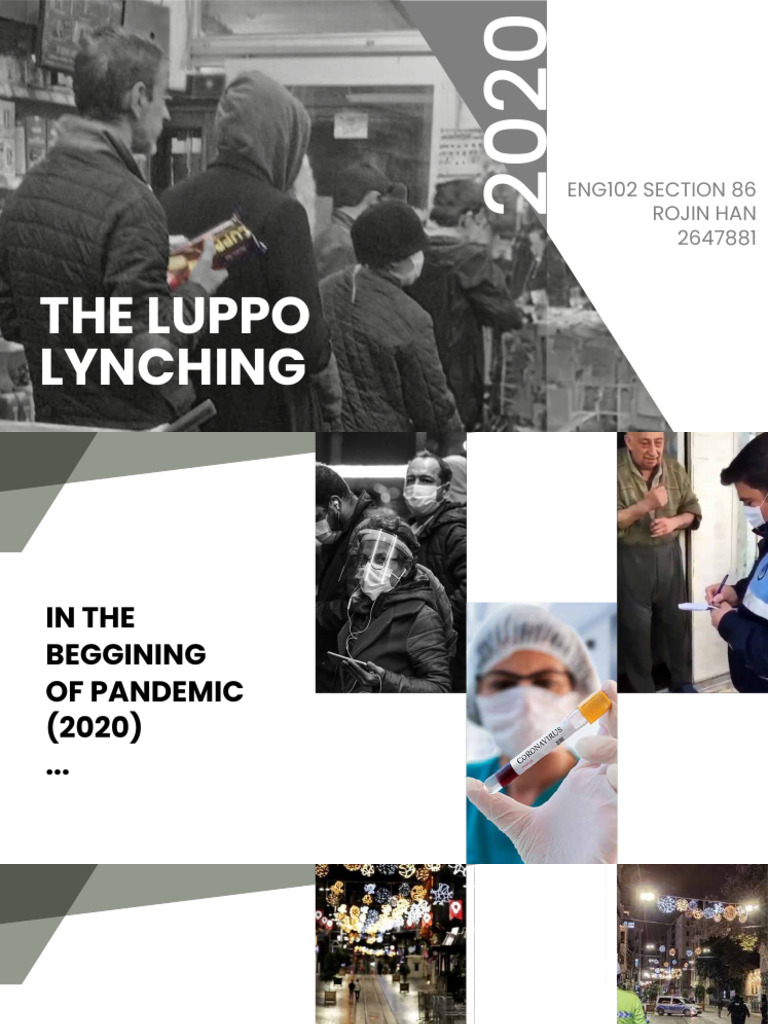 Luppo Lynchings During Pandemic | PDF