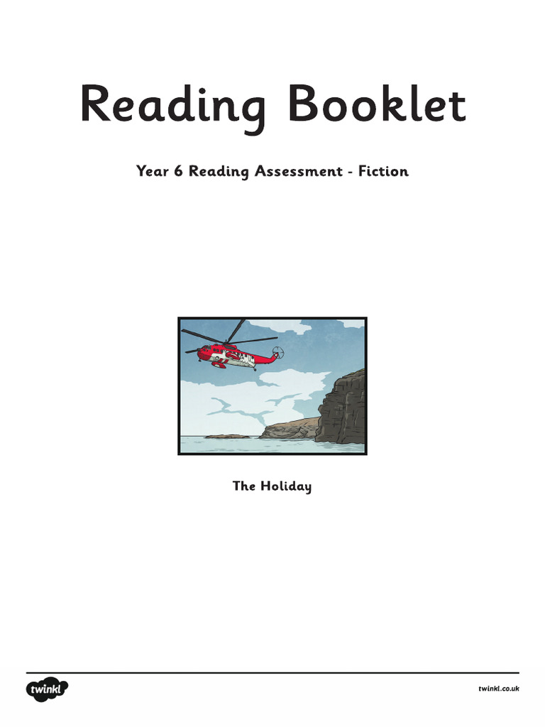 Reading Booklet The Holiday | PDF
