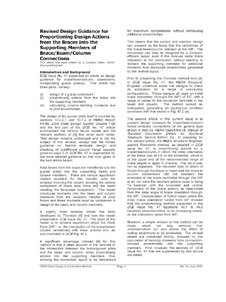 HERA DCB 47 - Baseplates and Gussets | PDF