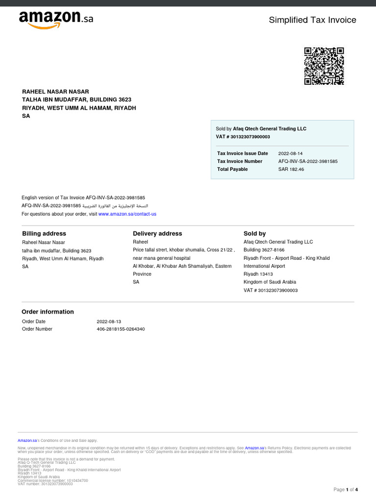 Reading Kids | PDF | Value Added Tax | Invoice