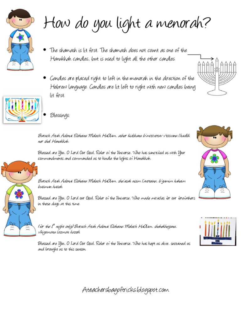 Hanukkah Candle Lighting Guide | PDF