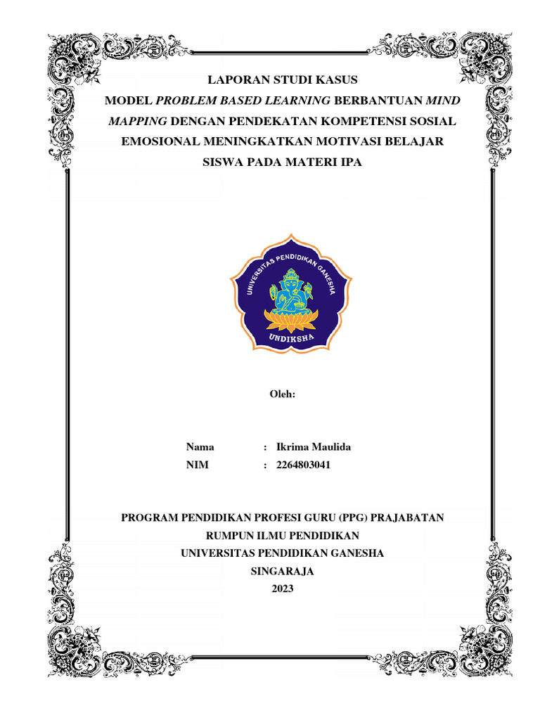 Mapping Dengan Pendekatan Kompetensi Sosial: Laporan Studi Kasus Model ...