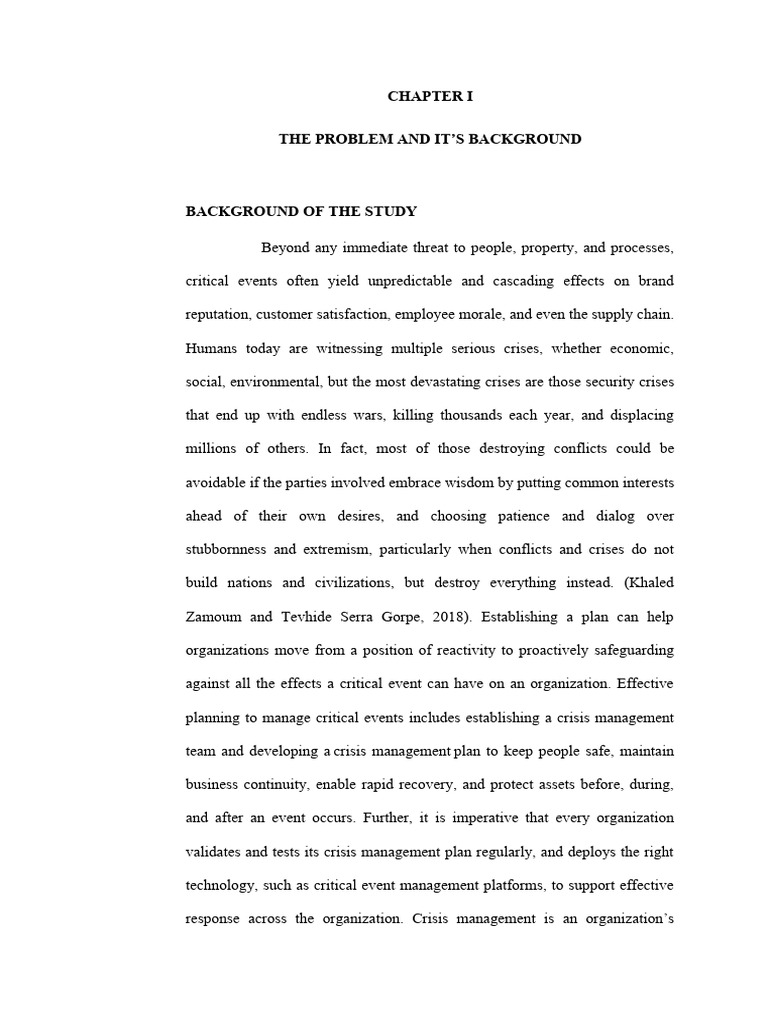 Suko-Na-Po-1 Research | PDF | Crisis Management | Psychological Resilience