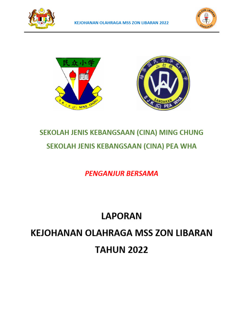 Kejohanan Olahraga MSS Zon Libaran 2022 | PDF | Sains & Matematika