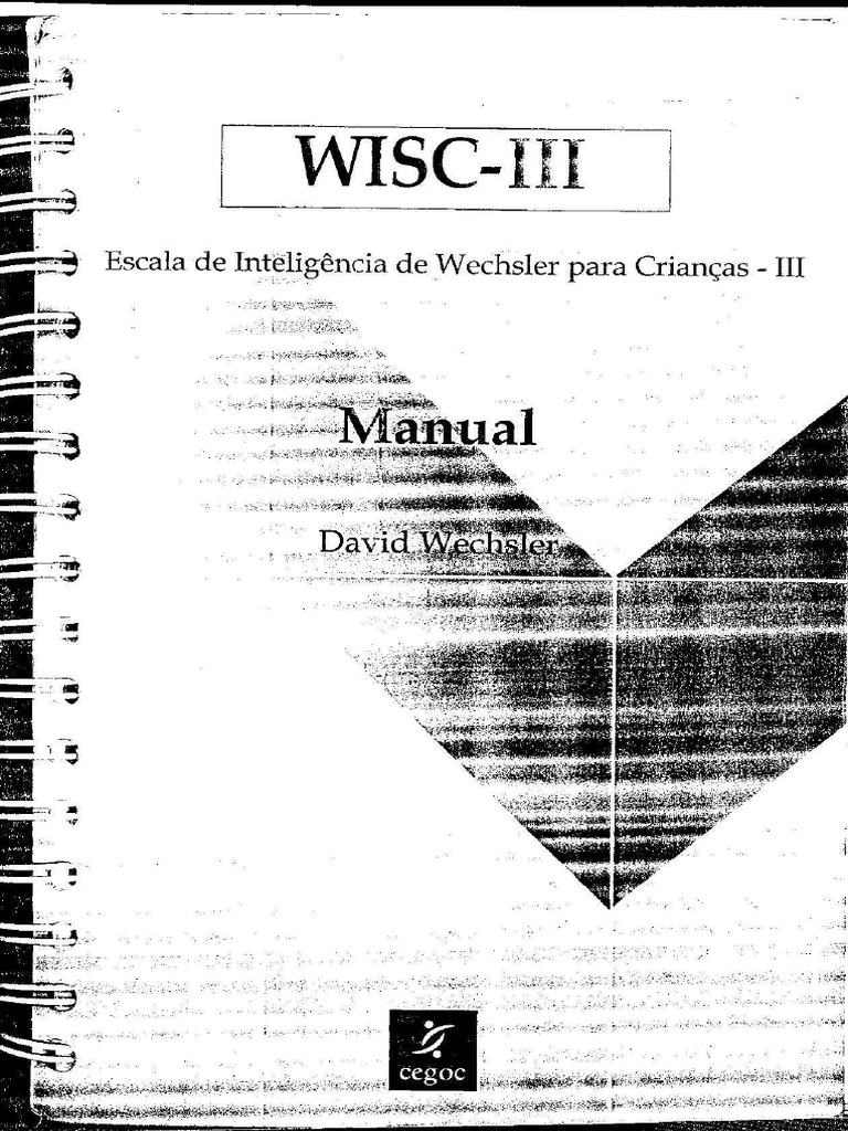 WISC III Manual Completo | PDF