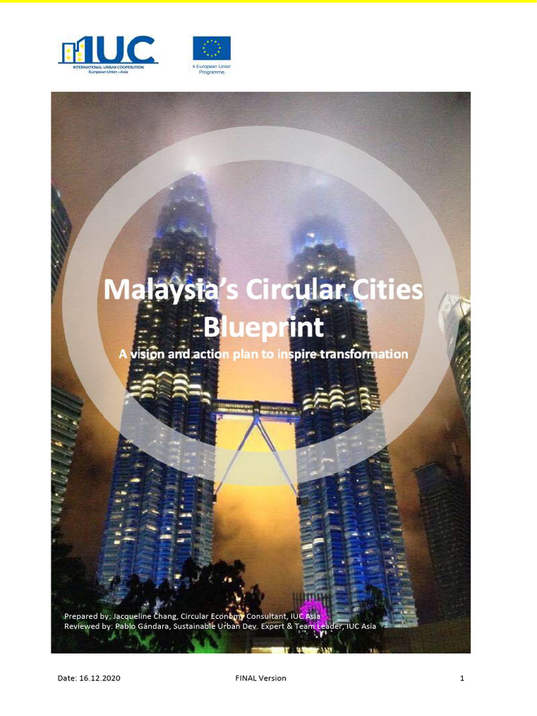 Malaysia's Circular Cities Blueprint 2021-2030 | PDF | Electronic Waste ...