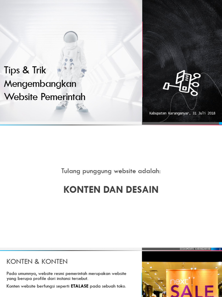 Trik Pengembangan Website Pemerintah | PDF | Komputer