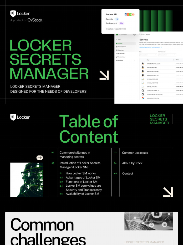 (En) Locker Secrets Manager | PDF