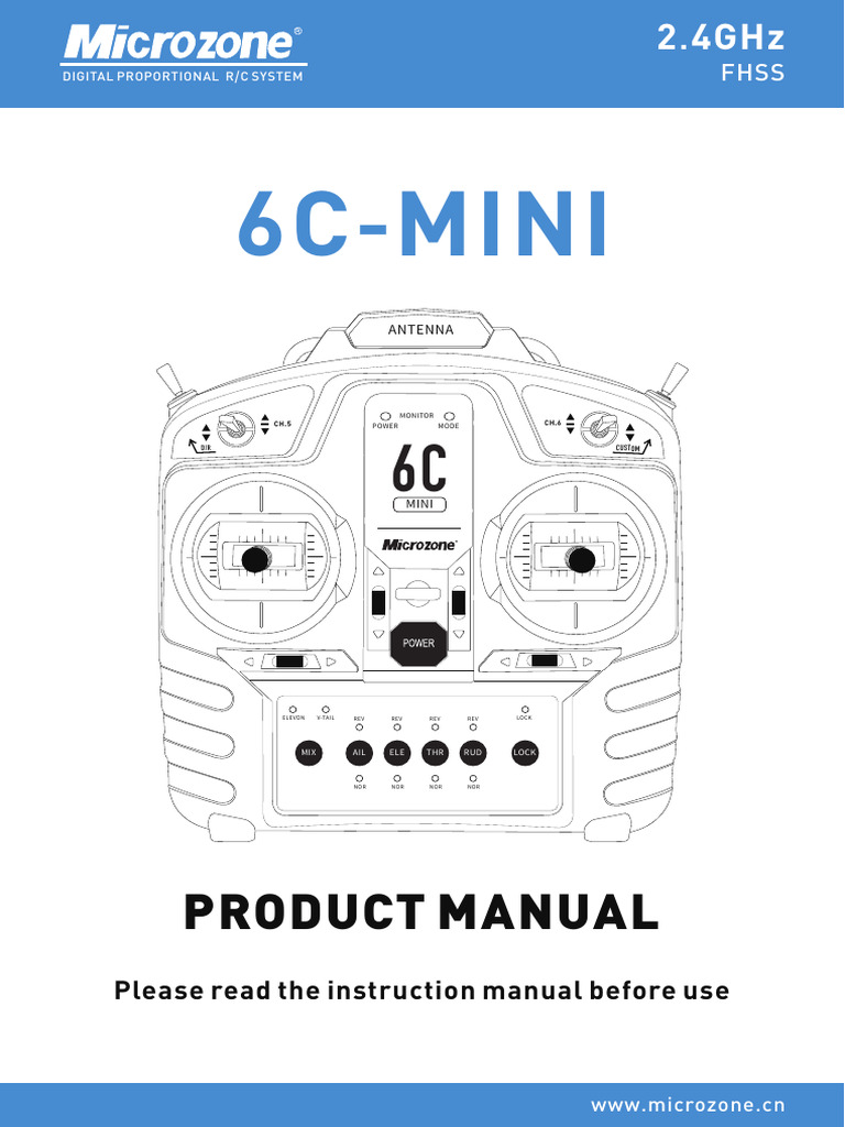 6C Mini Manual | PDF | Remote Control | Switch