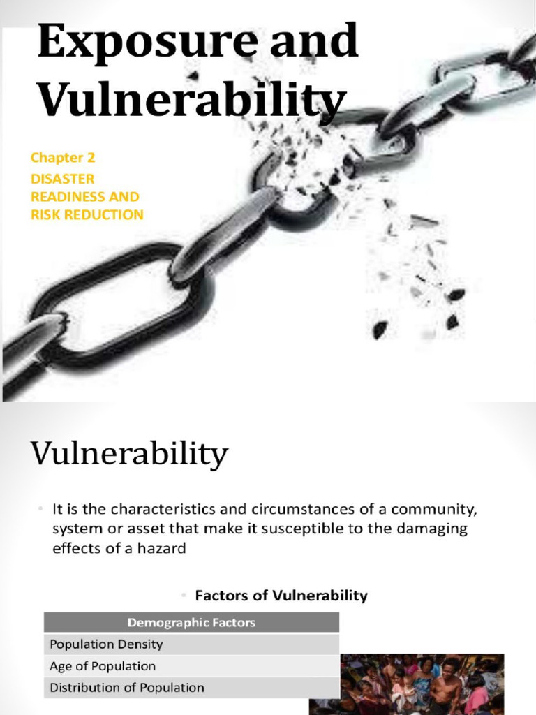 Exposure and Vulnerability | PDF