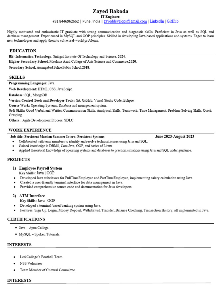 Bakdoa Zayed | PDF | Databases | Java (Programming Language)