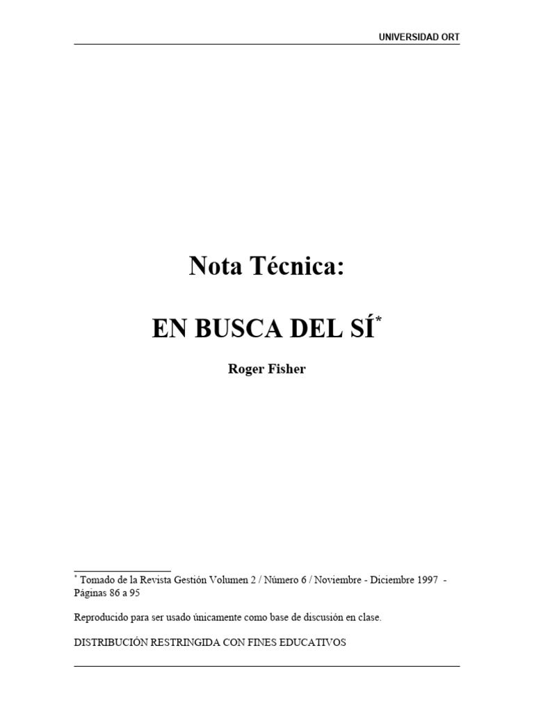 NT18 en Busca Si | PDF | Negociación | Aprendizaje