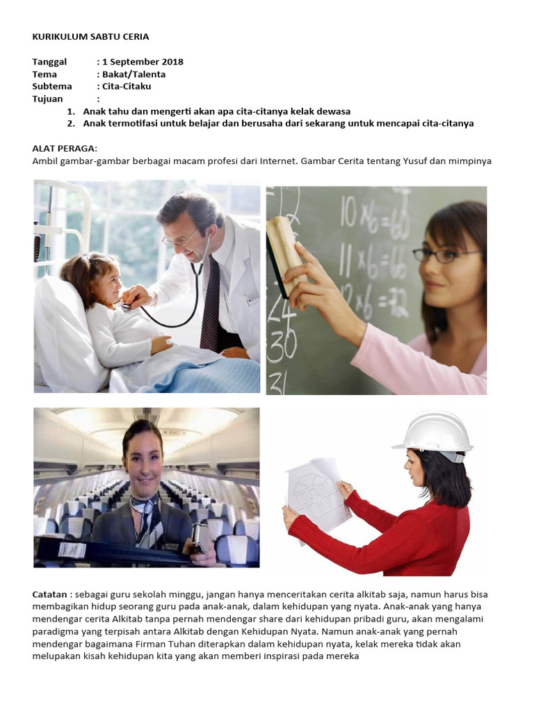 Bahan Ajar Sekolah Minggu2 | PDF