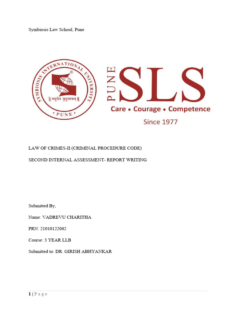 Vadrevu Charitha | PDF | Bail | Arrest