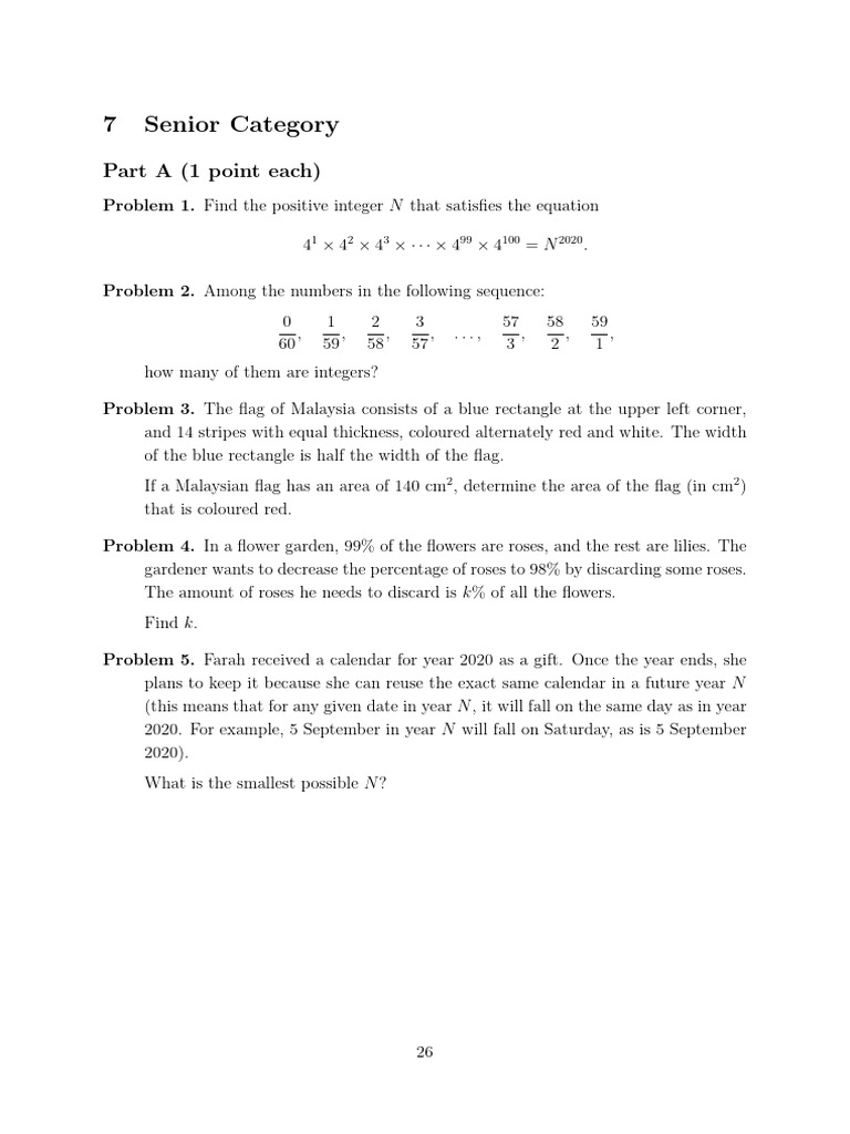 Sample Imonst Problems 1 | PDF | Numbers | Mathematics