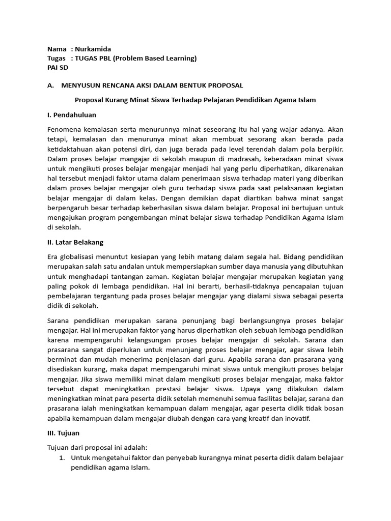 PBL Henny Irmaya PAI Kontemporer | PDF