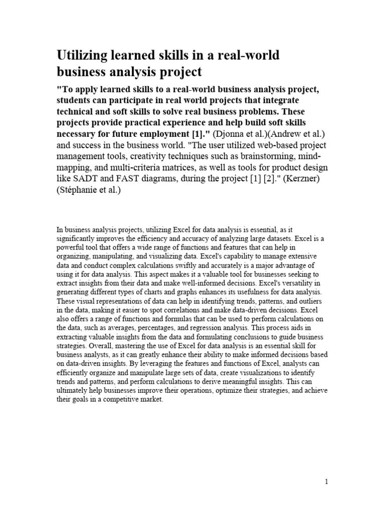 Applying Learned Skills | PDF | Data Analysis | Data