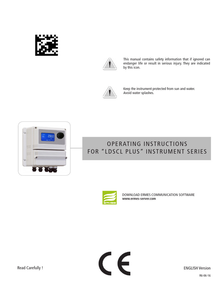 Chlorine Dosing Control Unit Instruction Manual | PDF