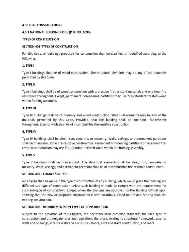 Pertinent Laws | PDF | Wall | Building