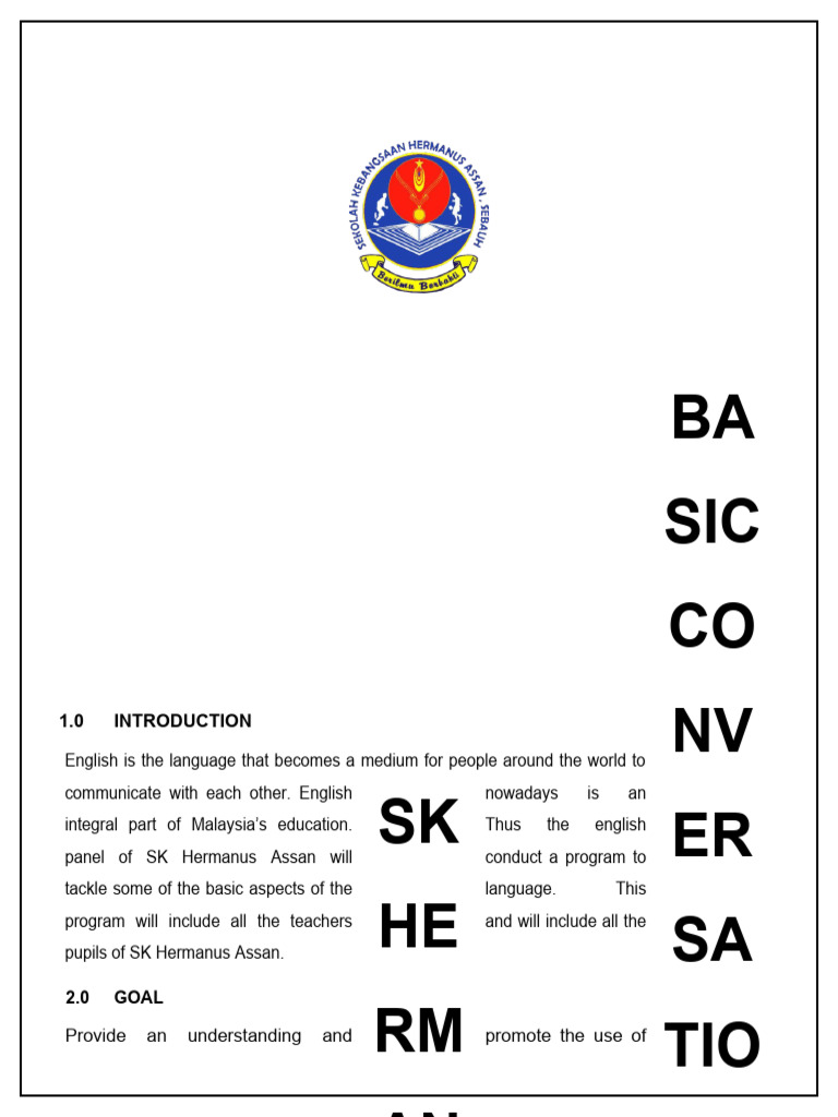 Kertas Kerja Basic Conversation Workshop | PDF | Human Communication