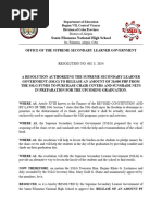 SSLG Election Proposal for Comon HS | PDF