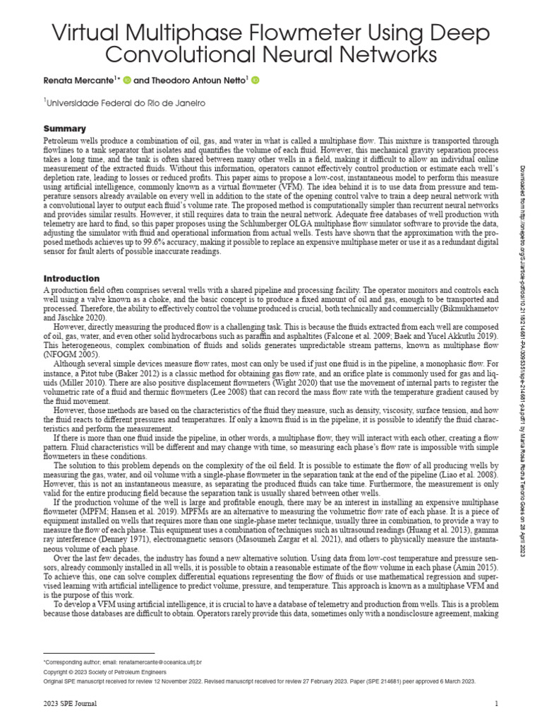 2023 - Mercante, Netto - Virtual Multiphase Flowmeter Using Deep Convolutional Neural Networks ...
