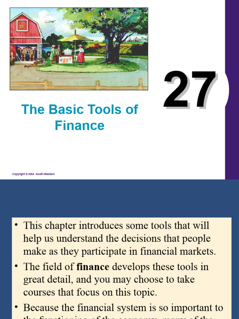 Lec 6.1 BASIC TOOLS OF FINANCE | PDF | Present Value | Stocks