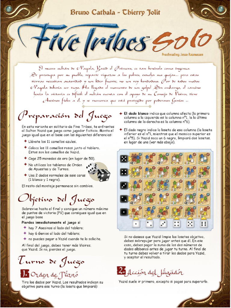 Five Tribes Solo | PDF
