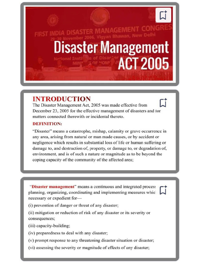 Disaster Management | PDF