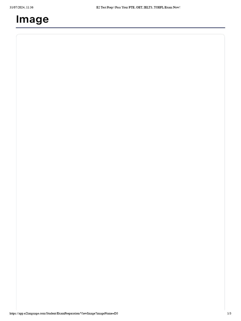 E2 Test Prep - Pass Your Pte, Oet, Ielts, ToEFL Exam Now! | PDF