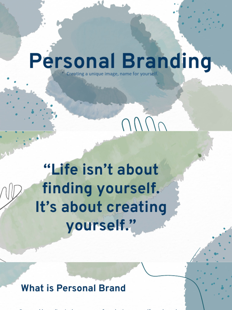 Branding Yourself | PDF | Brand | Reputation