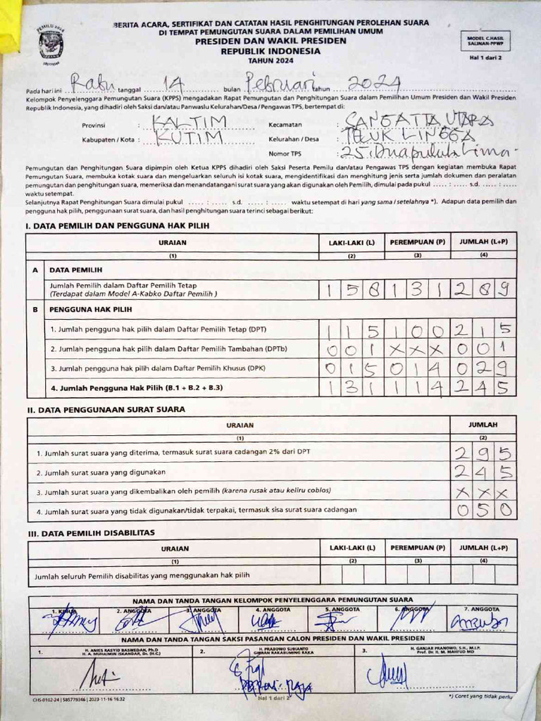 TPS 25 Teluk Lingga | PDF
