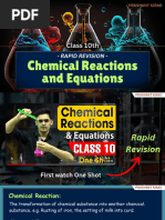 CBSE Class 10 Chemistry Worksheet - Chemical Reactions and Equations ...