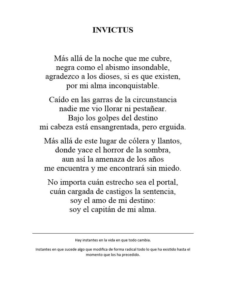 Invictus | PDF