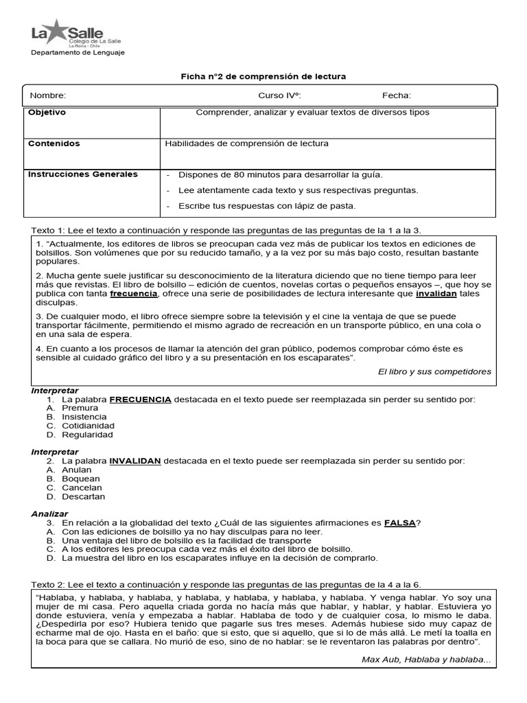 Guía N°2 Cuarto Medio | PDF | Deforestación | Los bosques